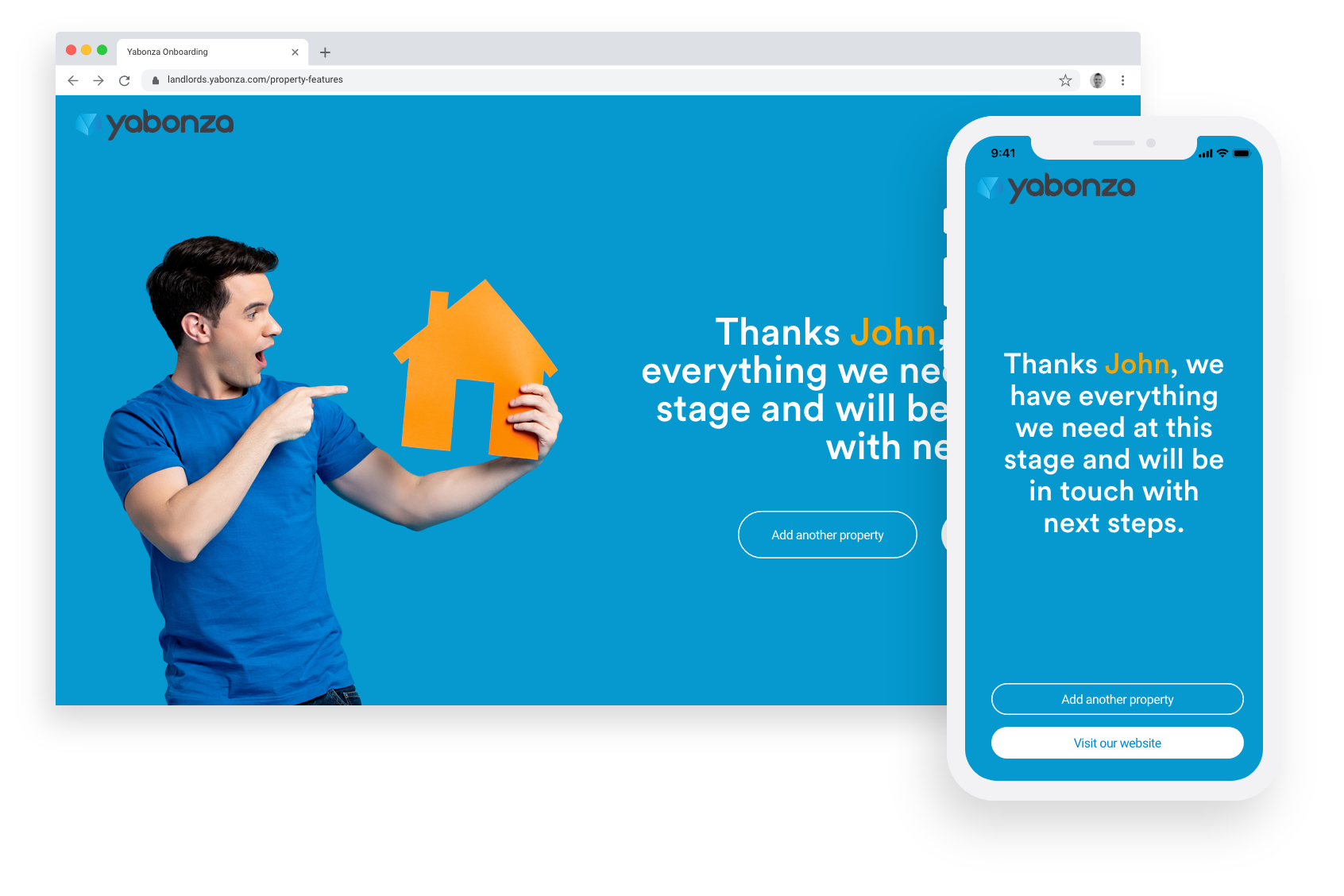Luke Dubauskas | Yabonza Landlord Registration - UX/UI design for a ...